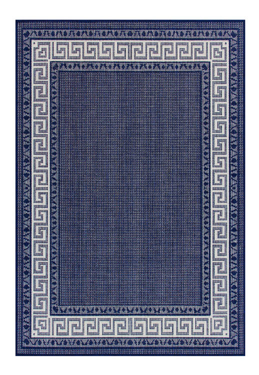 Greek Flatweave Blue – Jane Plum